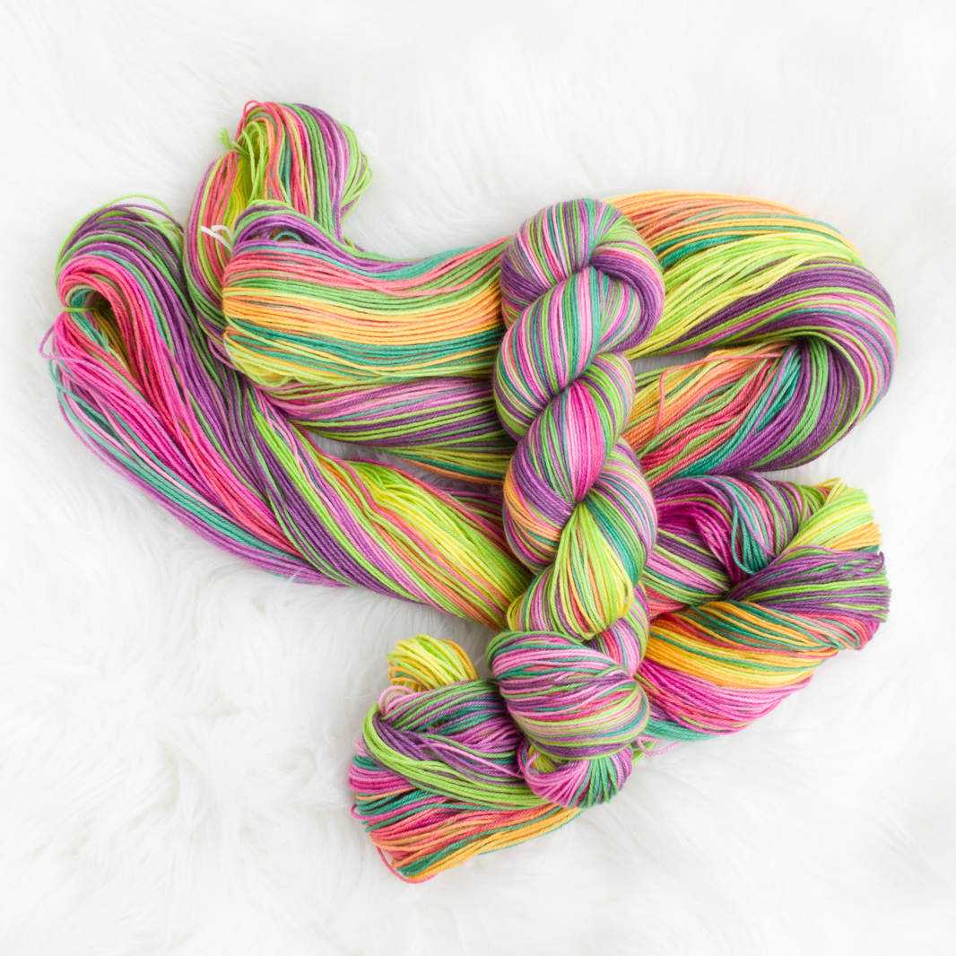 Classic self-striping yarns – Gauge Dye Works