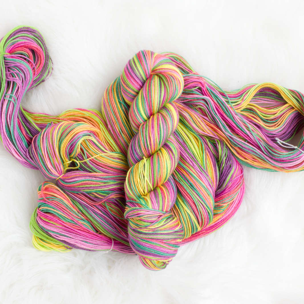 Classic self-striping yarns – Gauge Dye Works